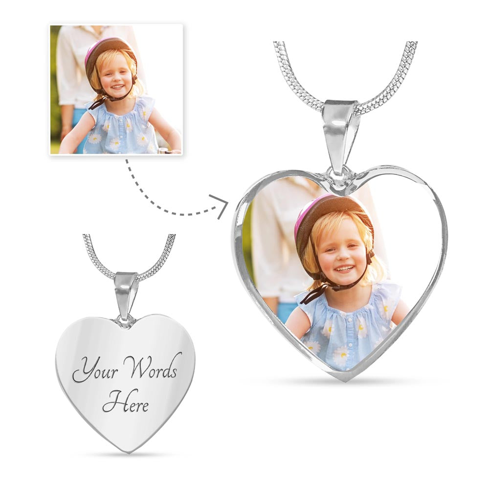 Personalize Heart Necklace. – goexpressyourself